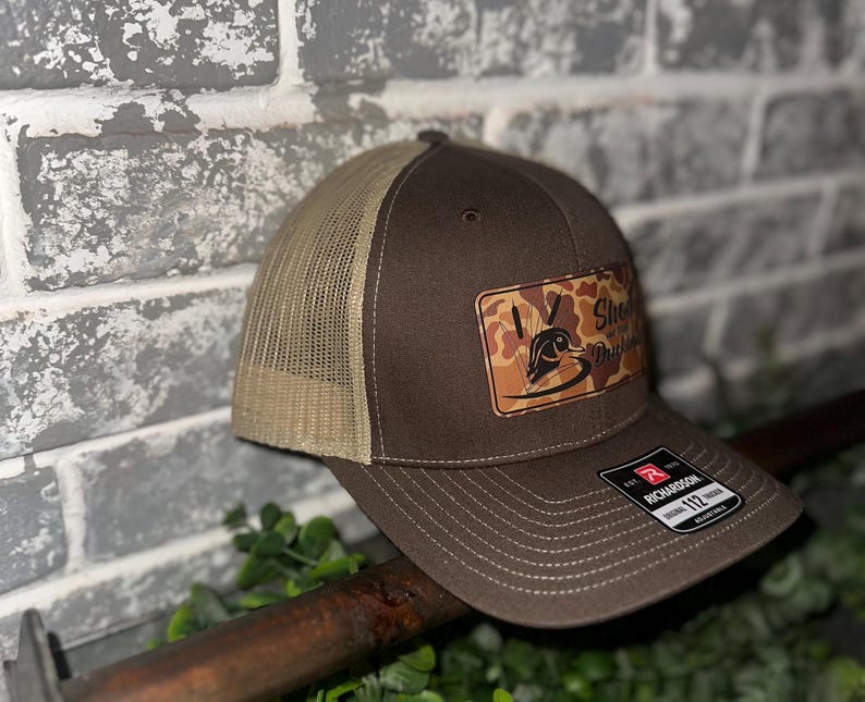 Show Me Your Duckhole Leather Patch Hat - Etsy