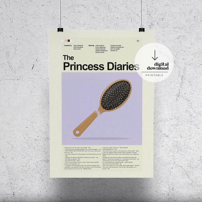 Princess Diaries Art - Etsy