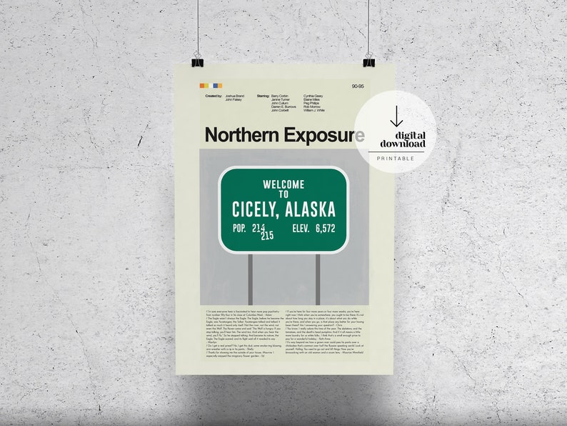 Northern Exposure | DIGITAL DOWNLOAD - Etsy