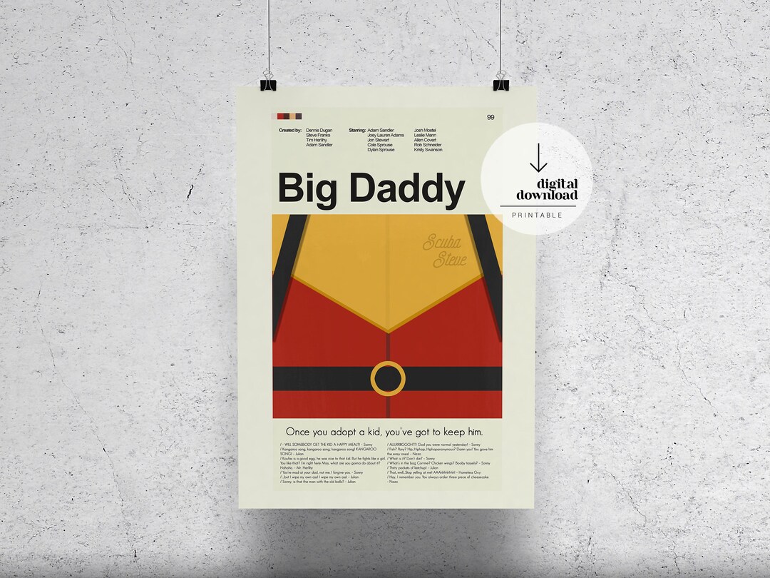 Big Daddy | DIGITAL DOWNLOAD - Etsy
