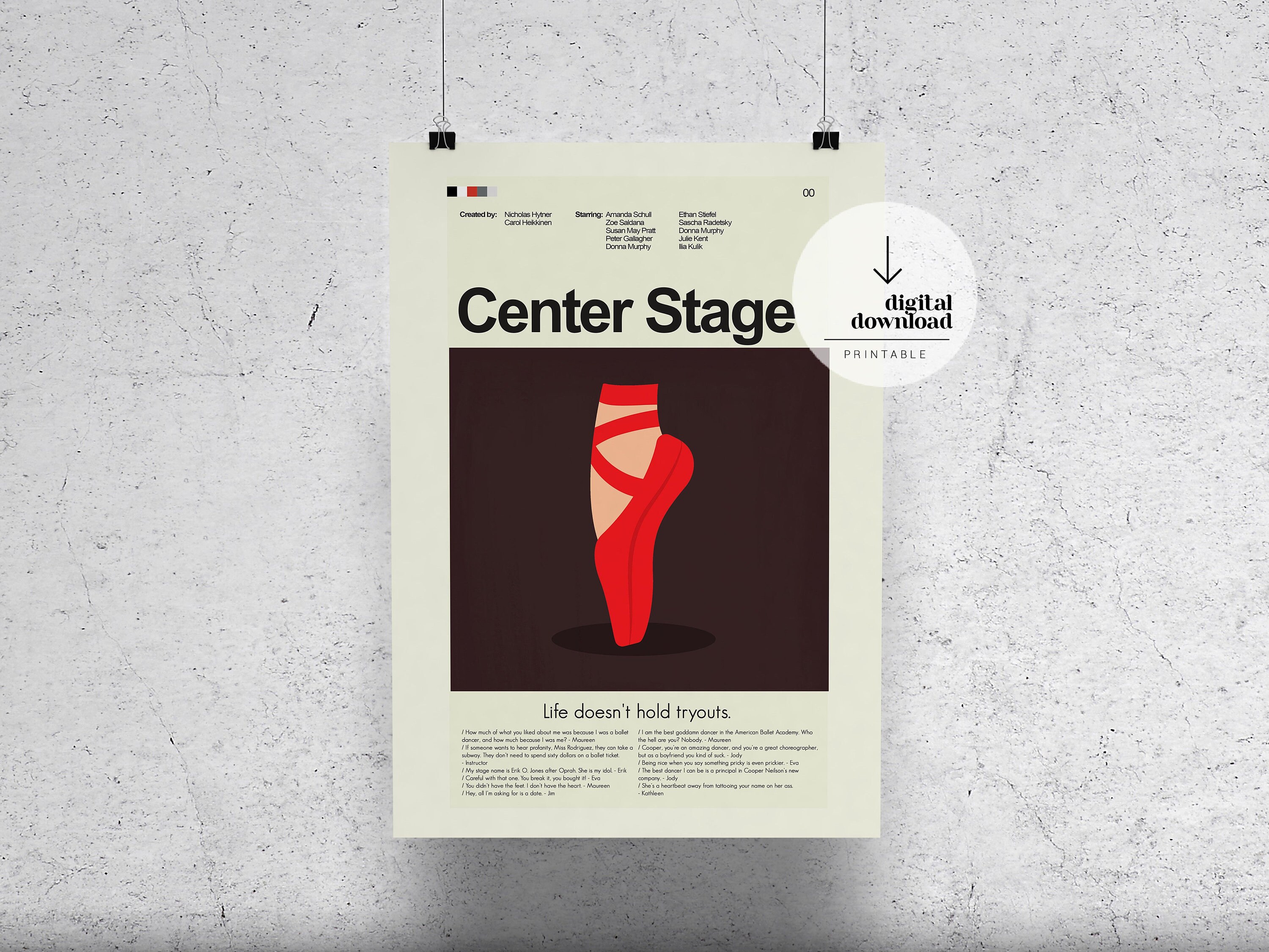 Center Stage | DIGITAL DOWNLOAD - Etsy