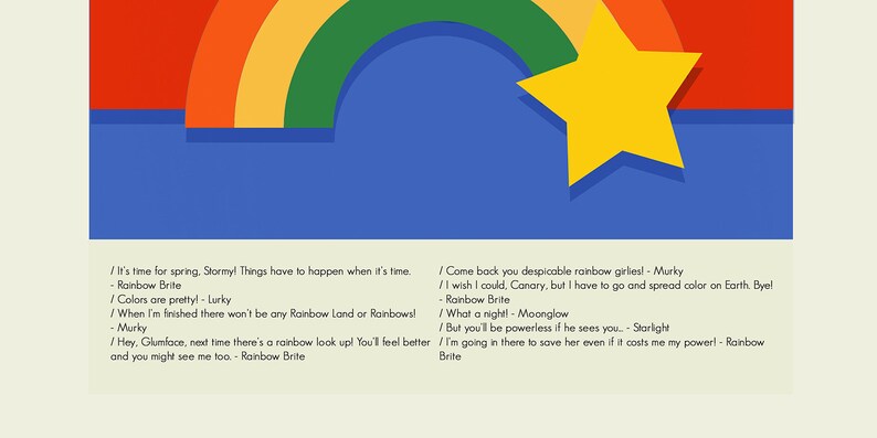 Rainbow Brite | DIGITAL DOWNLOAD - Etsy