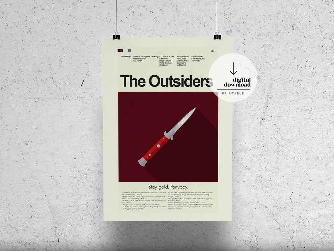 The Outsiders | DIGITAL DOWNLOAD - Etsy