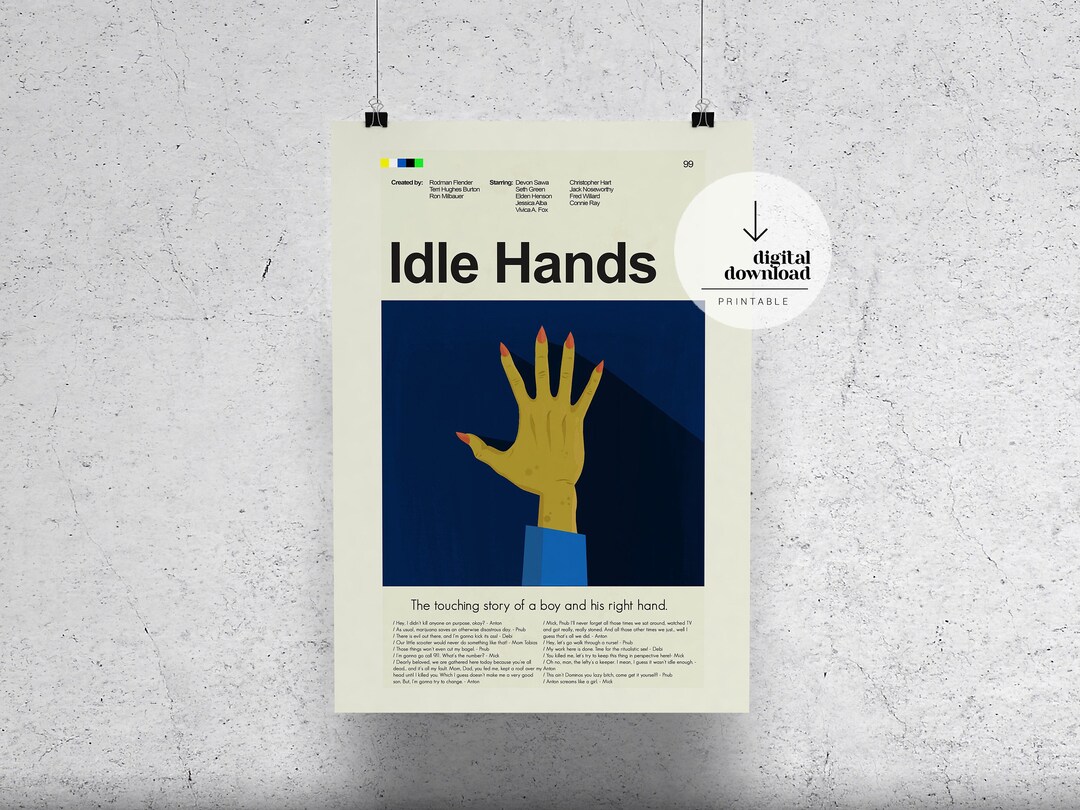 Idle Hands | DIGITAL DOWNLOAD - Etsy