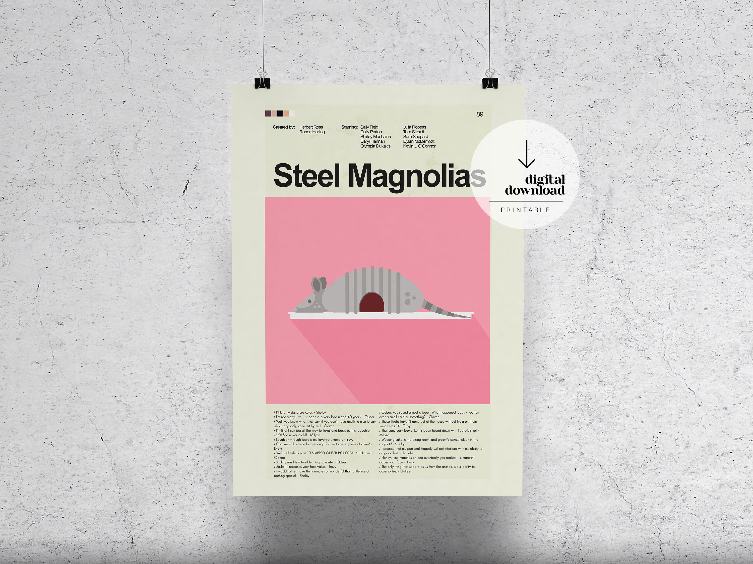 Steel Magnolias | DIGITAL DOWNLOAD - Etsy