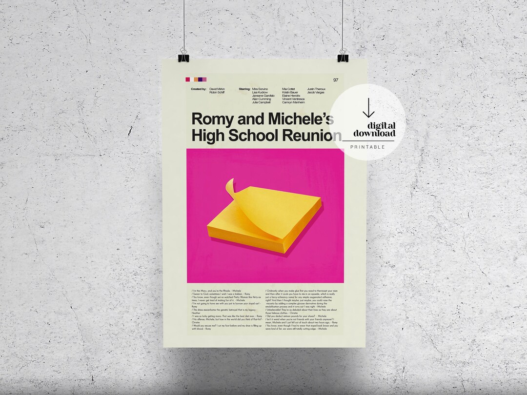 Romy and Michele's High School Reunion | DIGITAL DOWNLOAD - Etsy