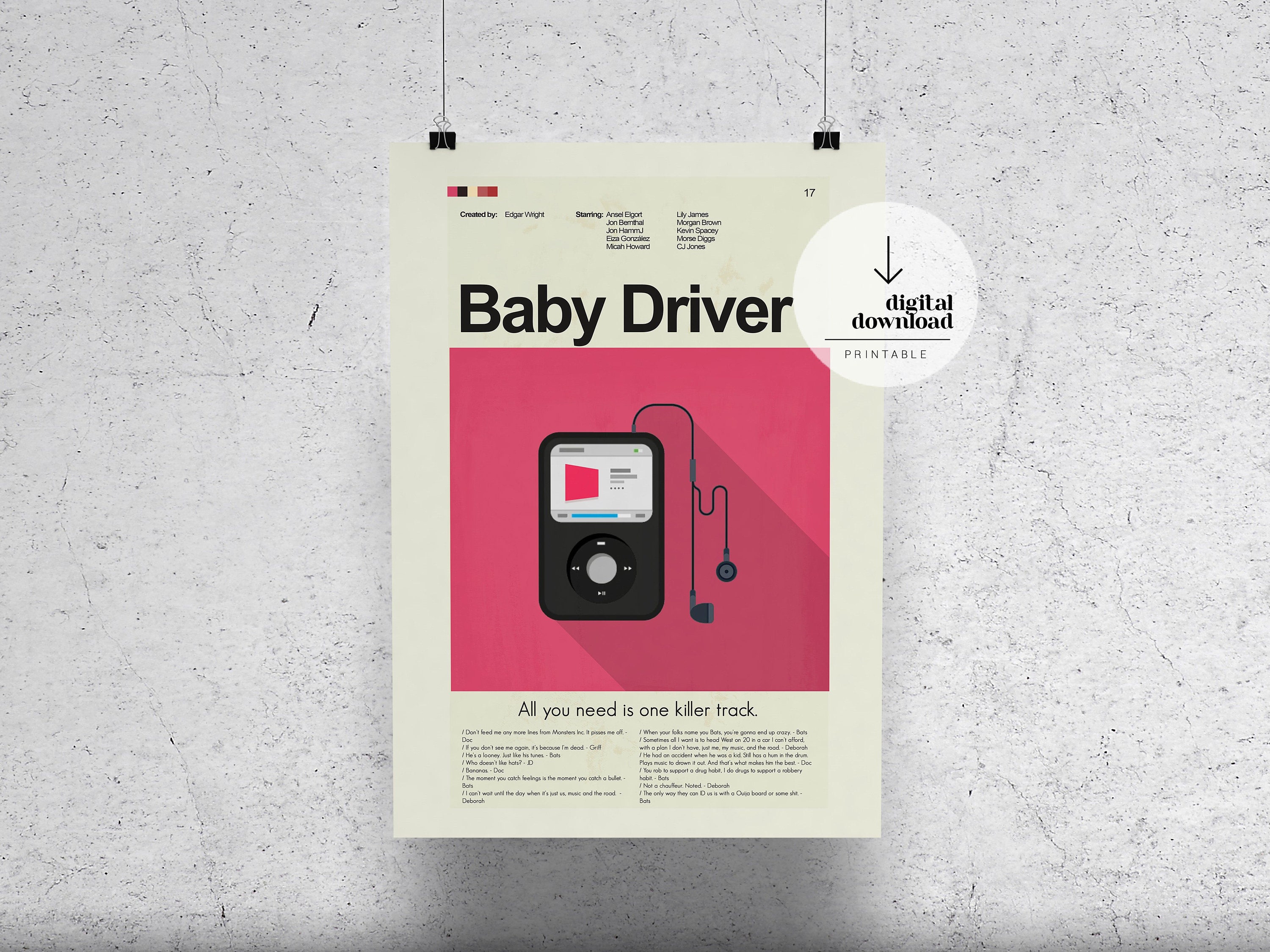 Baby Driver | DIGITAL DOWNLOAD - Etsy
