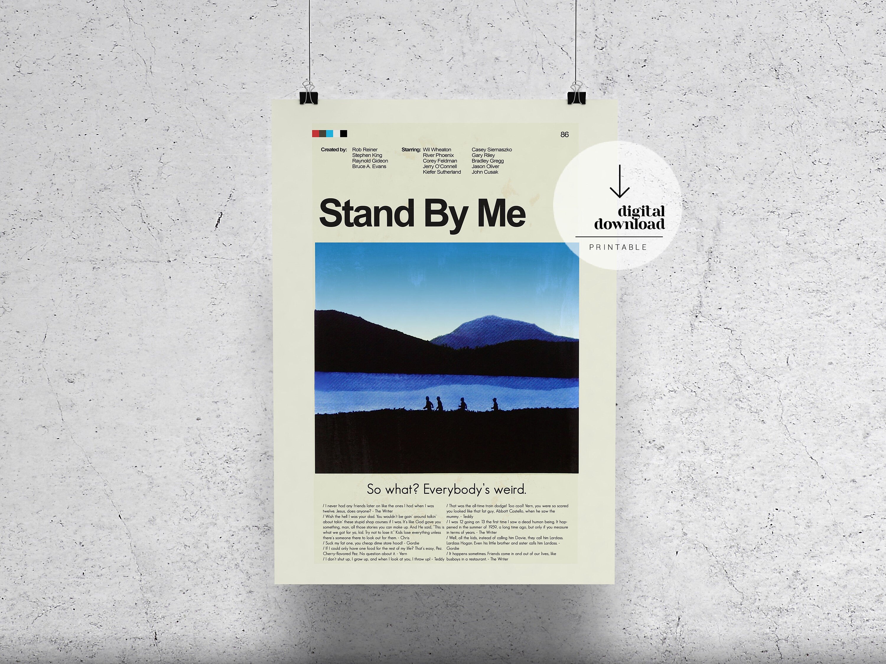 Stand by Me | DIGITAL DOWNLOAD - Etsy