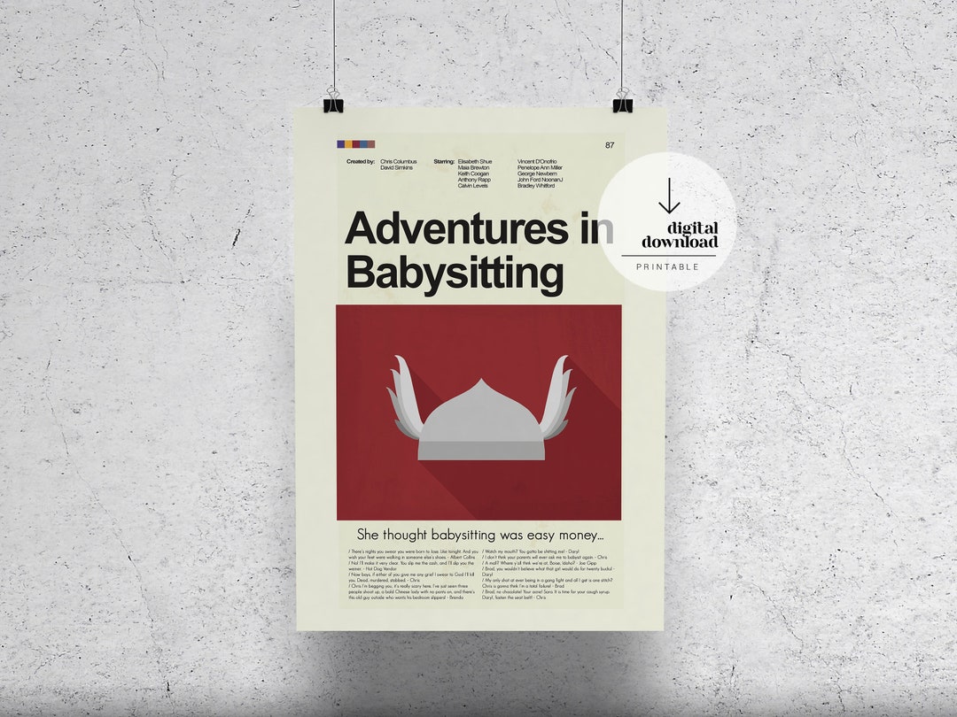 Adventures in Babysitting | DIGITAL DOWNLOAD - Etsy