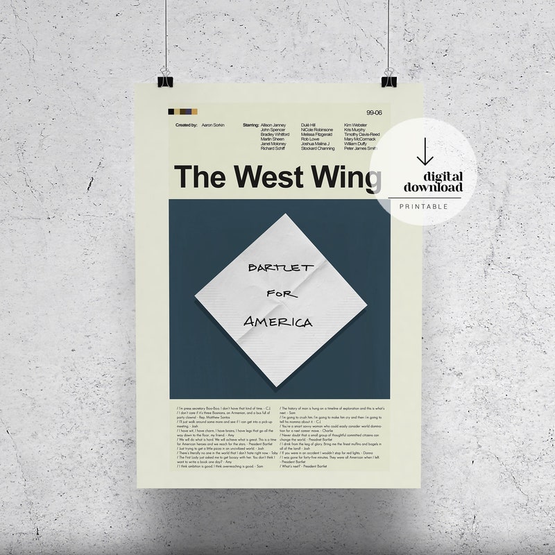 The West Wing - Etsy