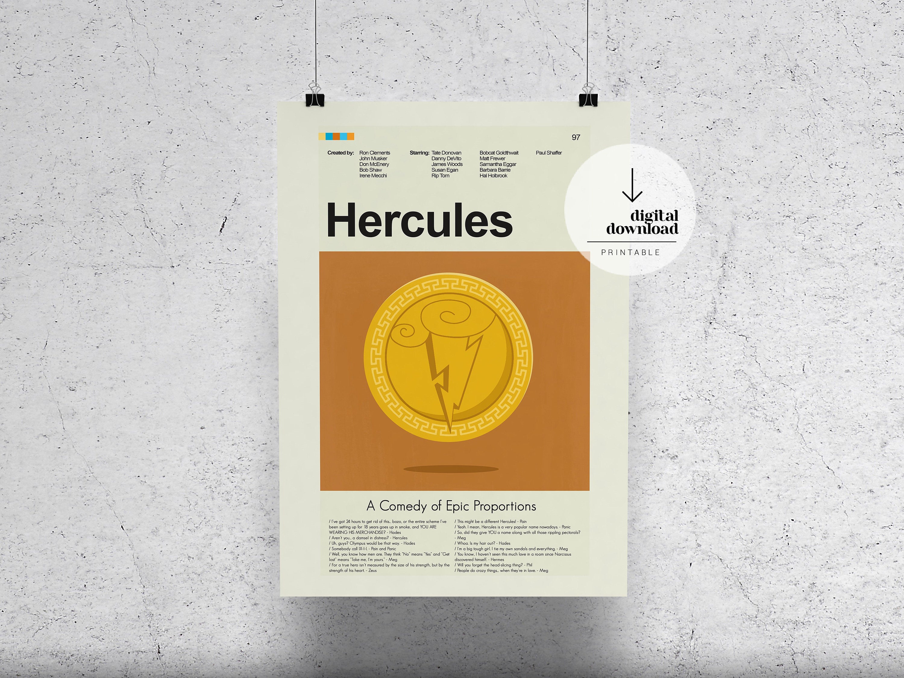 Hercules | DIGITAL DOWNLOAD - Etsy