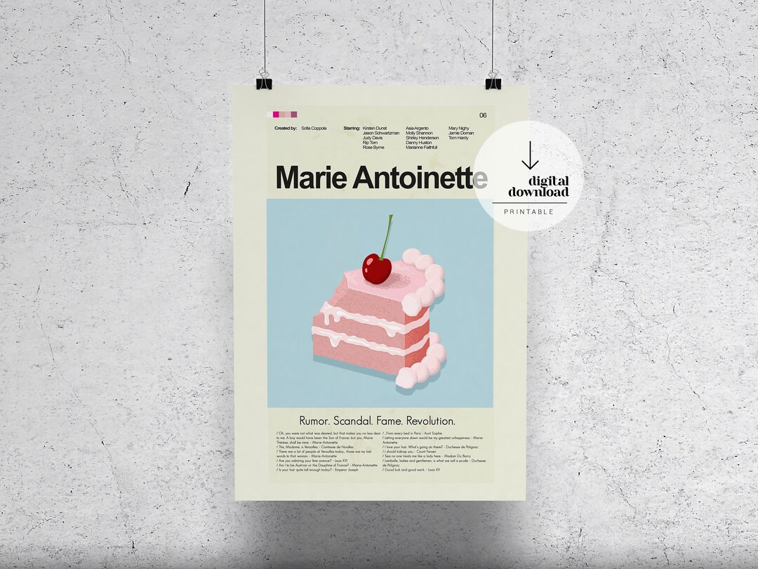 Marie Antoinette | DIGITAL DOWNLOAD - Etsy