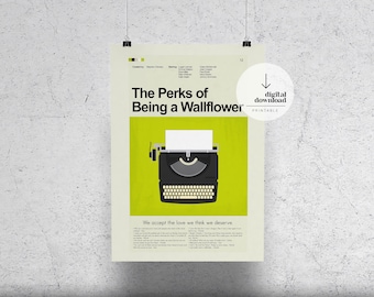The Perks of Being A Wallflower Digital Poster - Etsy