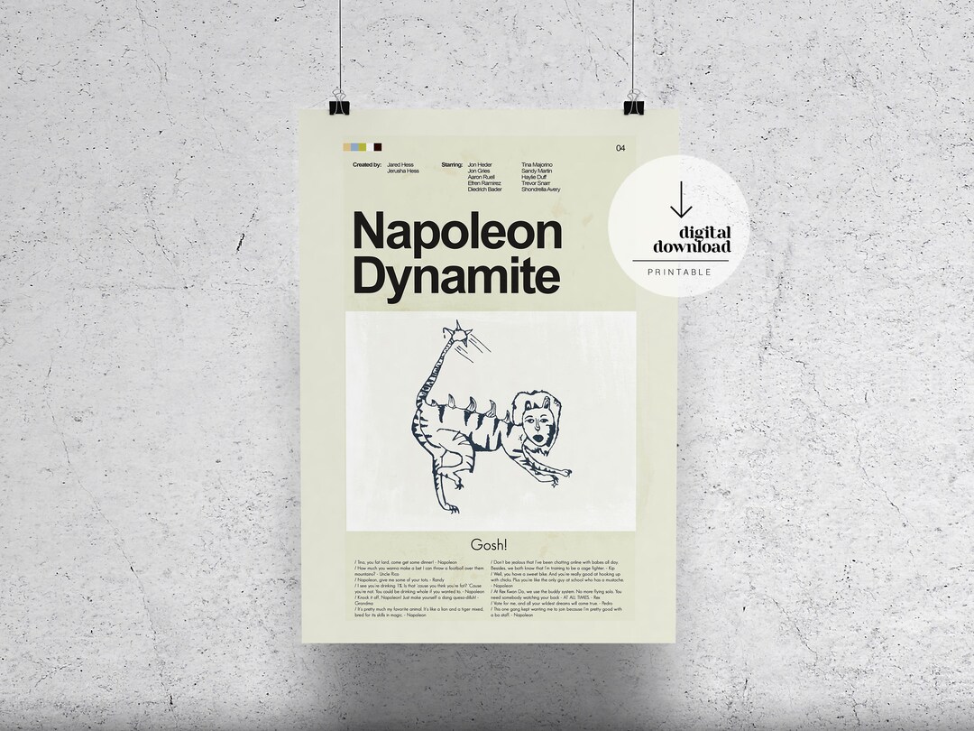 Napoleon Dynamite | DIGITAL DOWNLOAD - Etsy