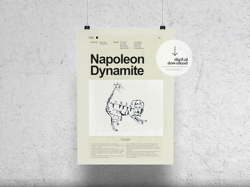 Napoleon Dynamite | DIGITAL DOWNLOAD - Etsy