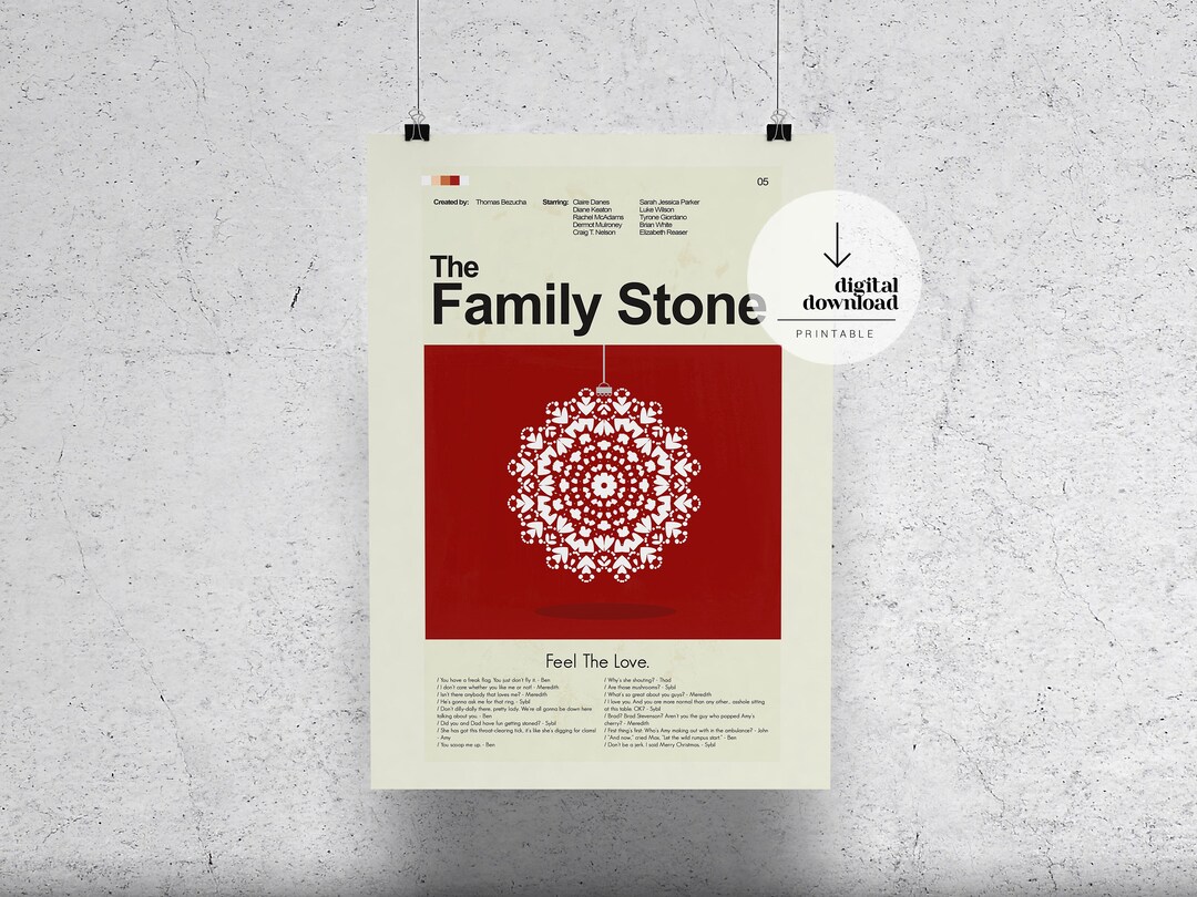 The Family Stone | DIGITAL DOWNLOAD - Etsy