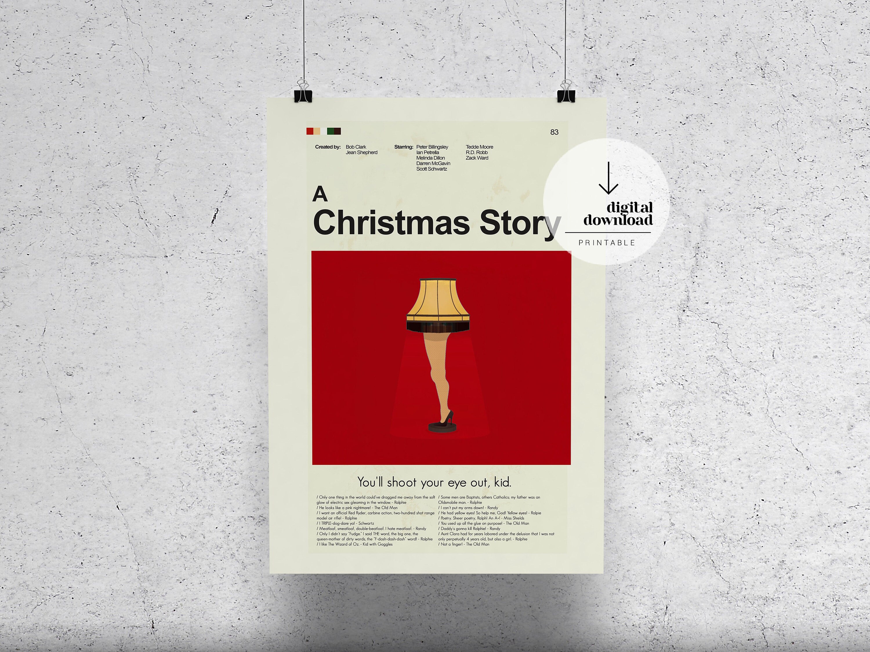 A Christmas Story | DIGITAL DOWNLOAD - Etsy