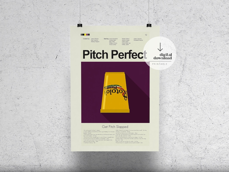 Pitch Perfect | DIGITAL DOWNLOAD - Etsy