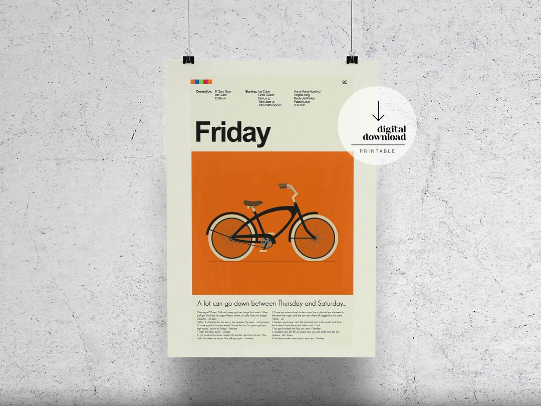 Friday | DIGITAL DOWNLOAD - Etsy