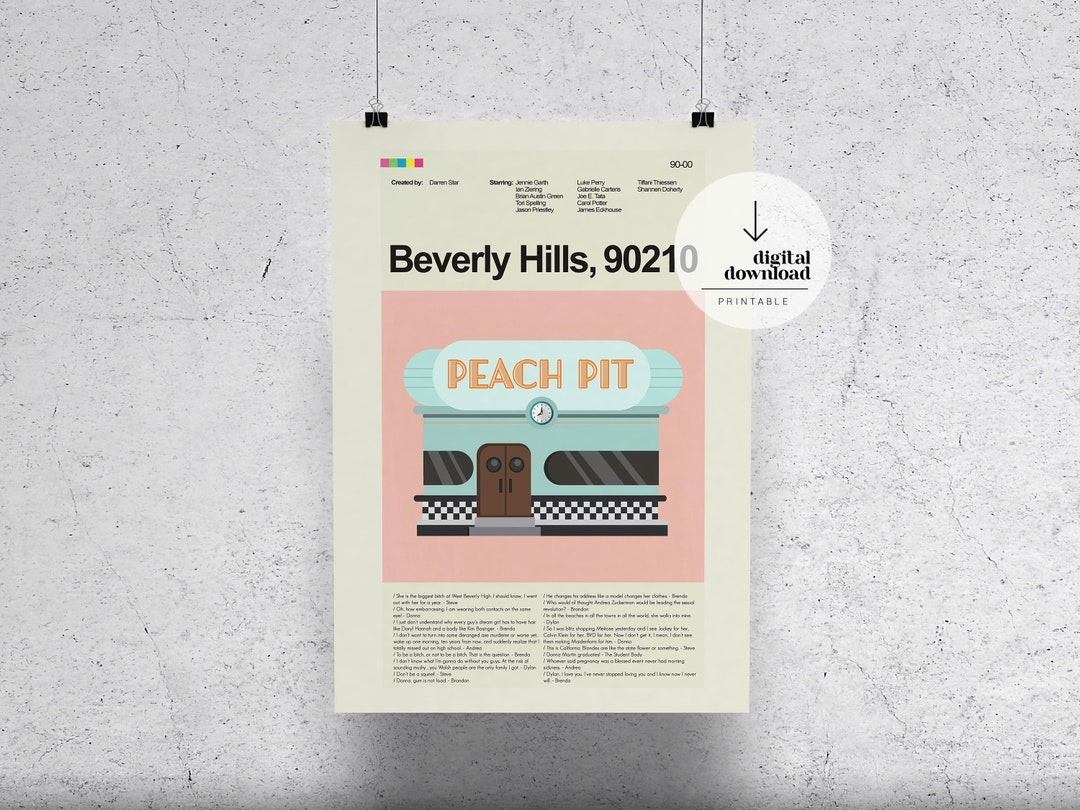 Beverly Hills, 90210 | DIGITAL DOWNLOAD - Etsy