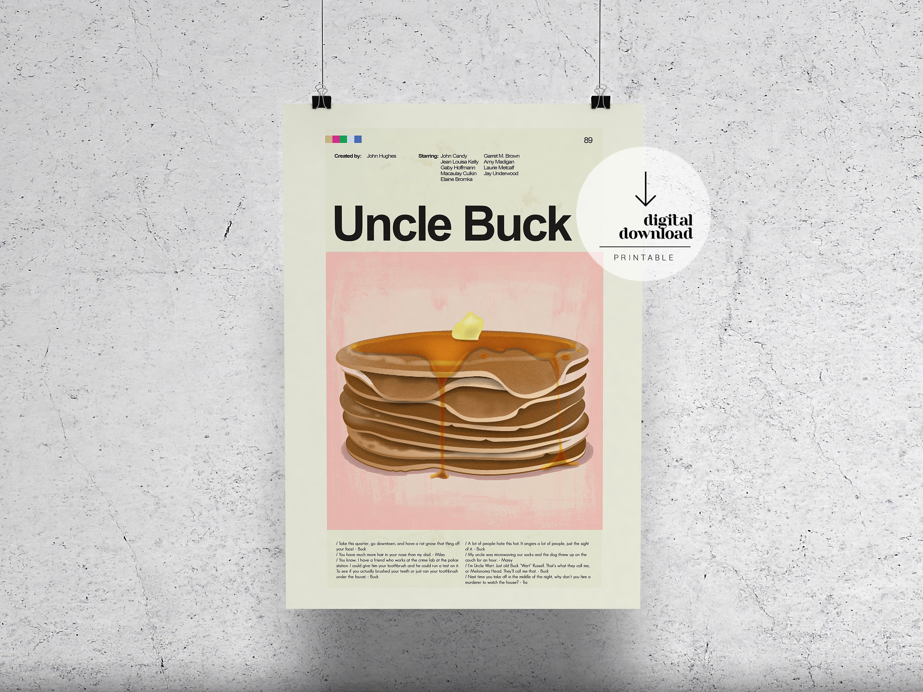Uncle Buck | DIGITAL DOWNLOAD - Etsy
