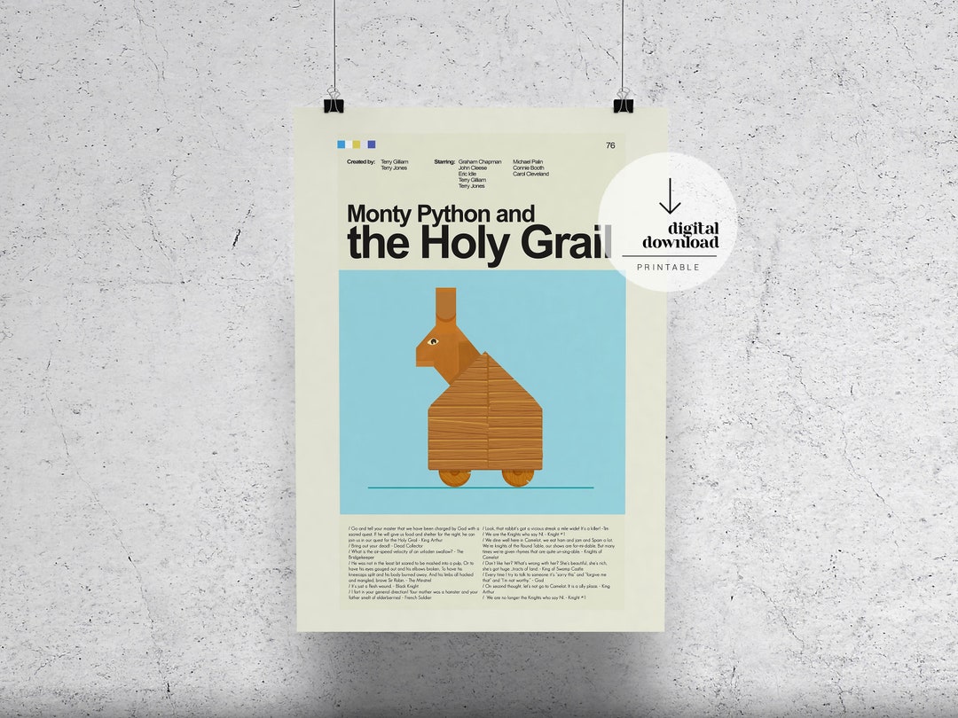 Monty Python and the Holy Grail | DIGITAL DOWNLOAD - Etsy