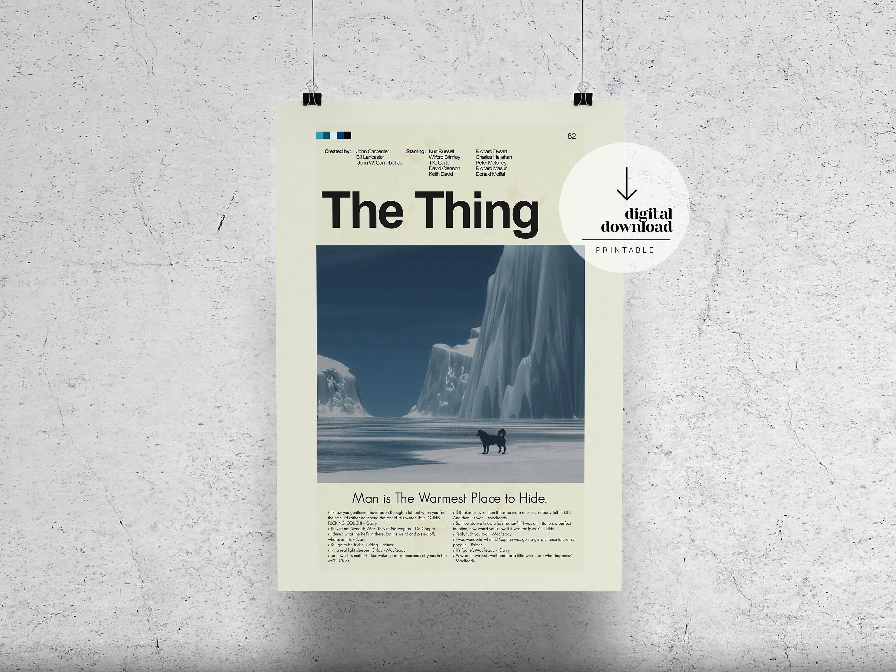 The Thing | DIGITAL DOWNLOAD - Etsy