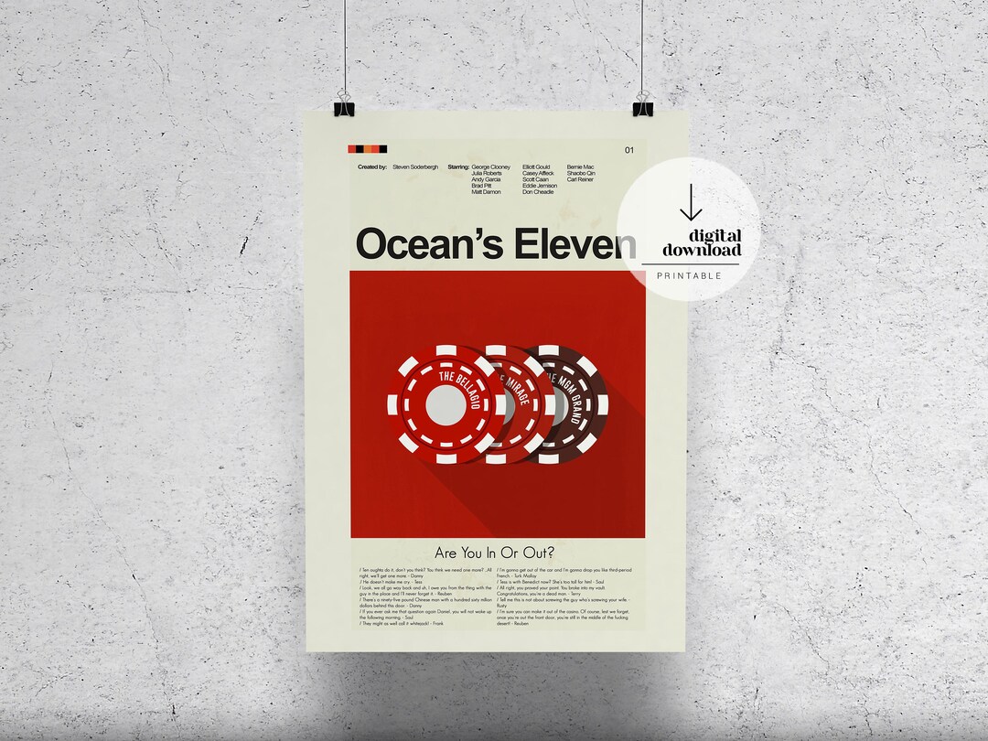 Ocean's Eleven | DIGITAL DOWNLOAD - Etsy