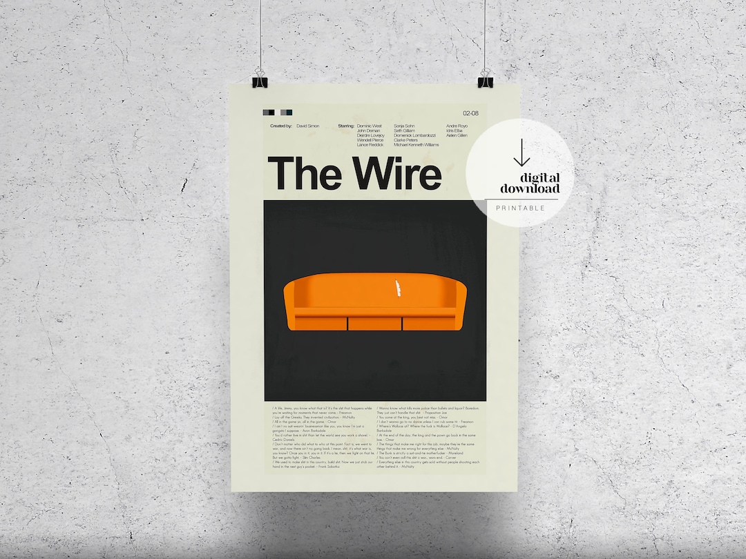 The Wire | DIGITAL DOWNLOAD - Etsy