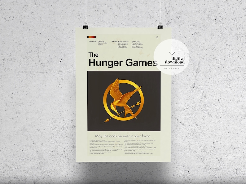 The Hunger Games | DIGITAL DOWNLOAD - Etsy