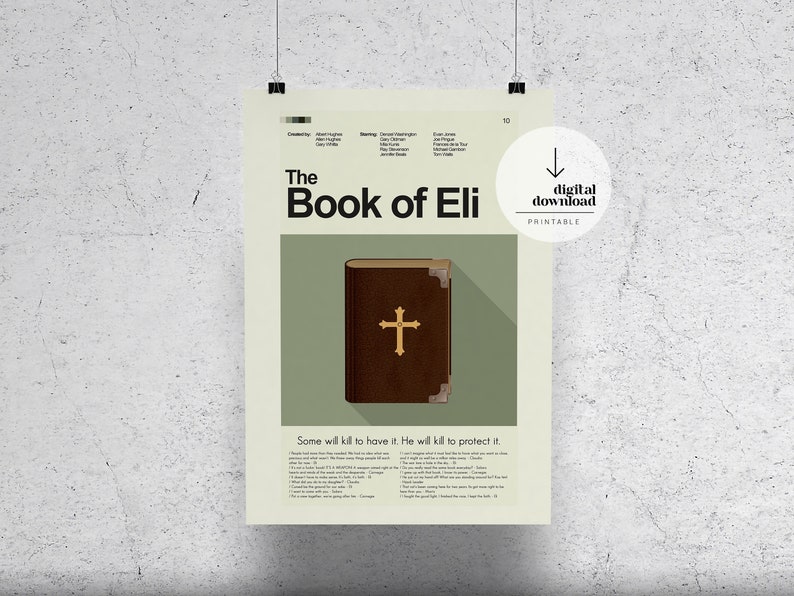 El Libro de Eli / DESCARGA DIGITAL - Etsy México