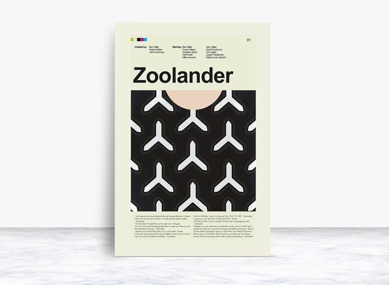 Zoolander | DIGITAL DOWNLOAD - Etsy