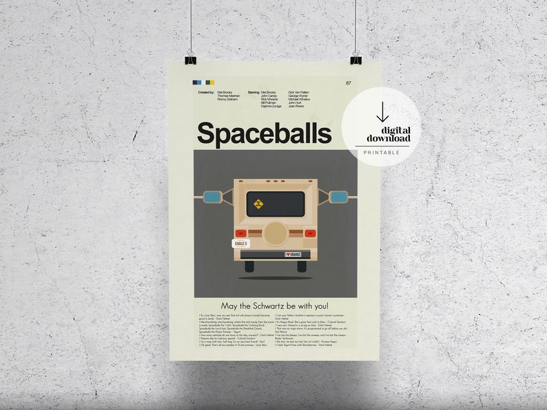 Spaceballs | DIGITAL DOWNLOAD - Etsy