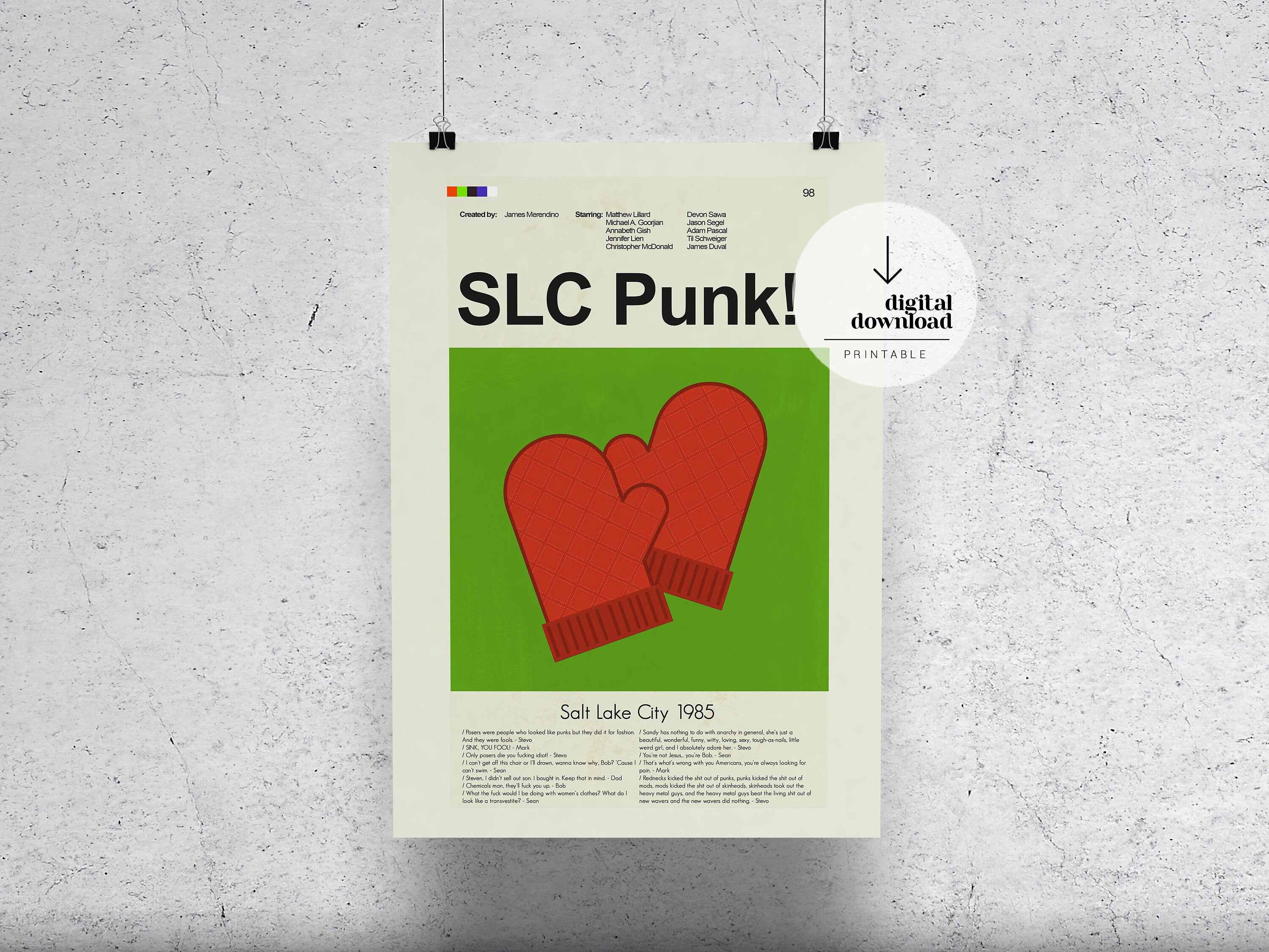 SLC Punk DIGITAL DOWNLOAD - Etsy