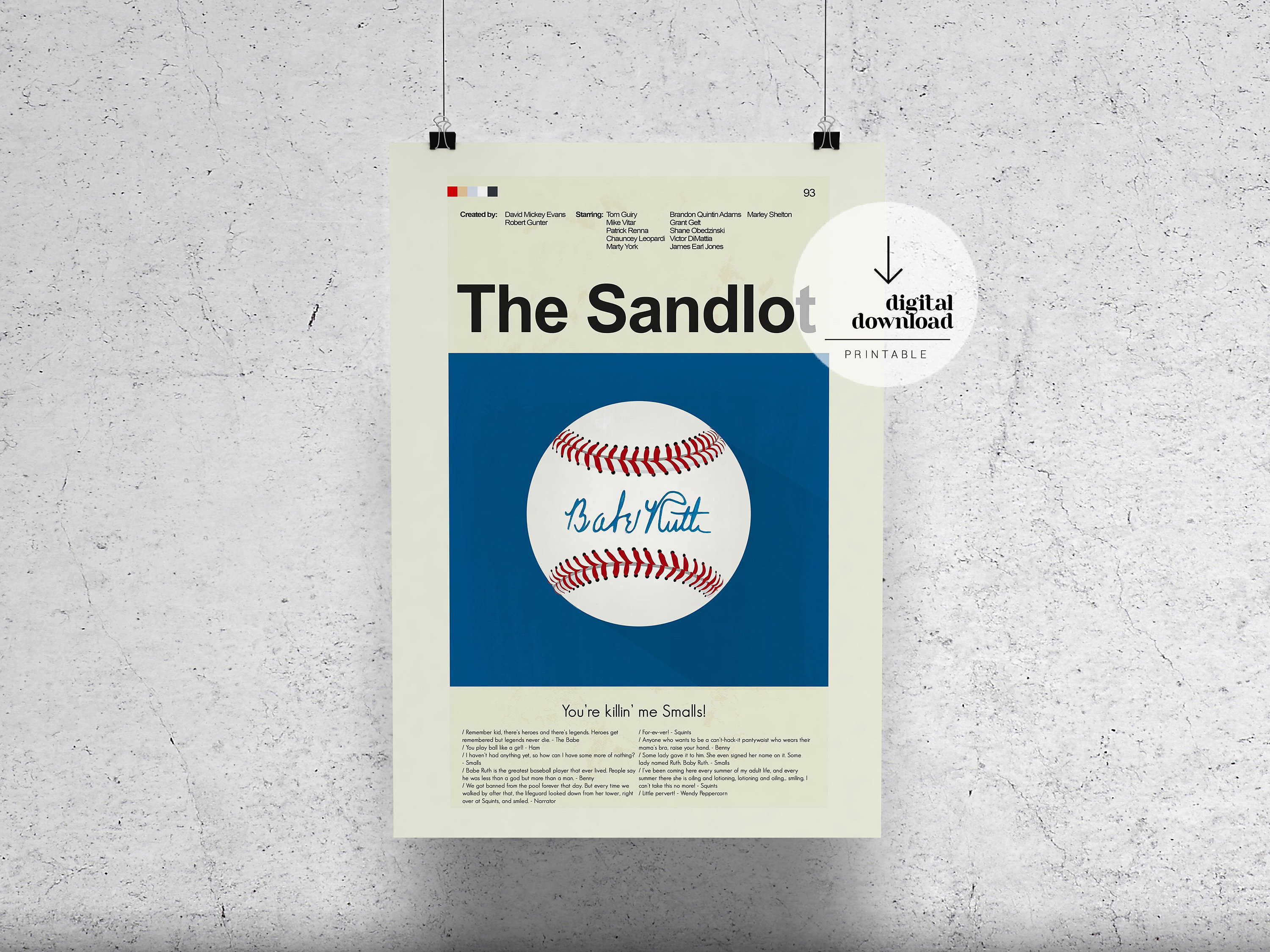 The Sandlot | DIGITAL DOWNLOAD - Etsy