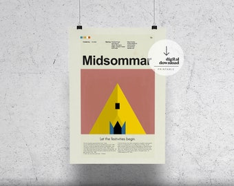 Midsommar Digital Download, Print, Art, Illustration - Etsy