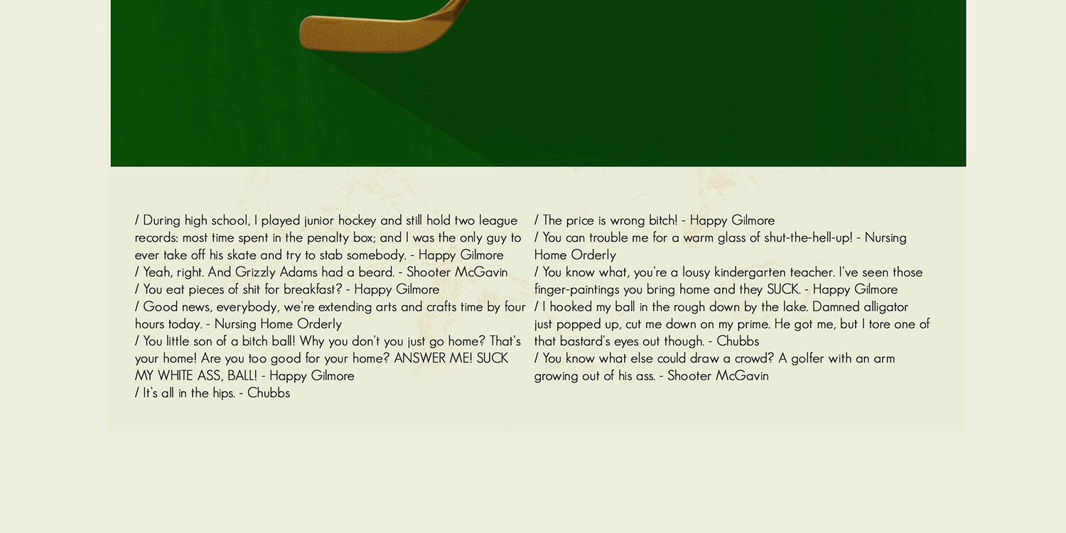 Happy Gilmore | DIGITAL DOWNLOAD - Etsy