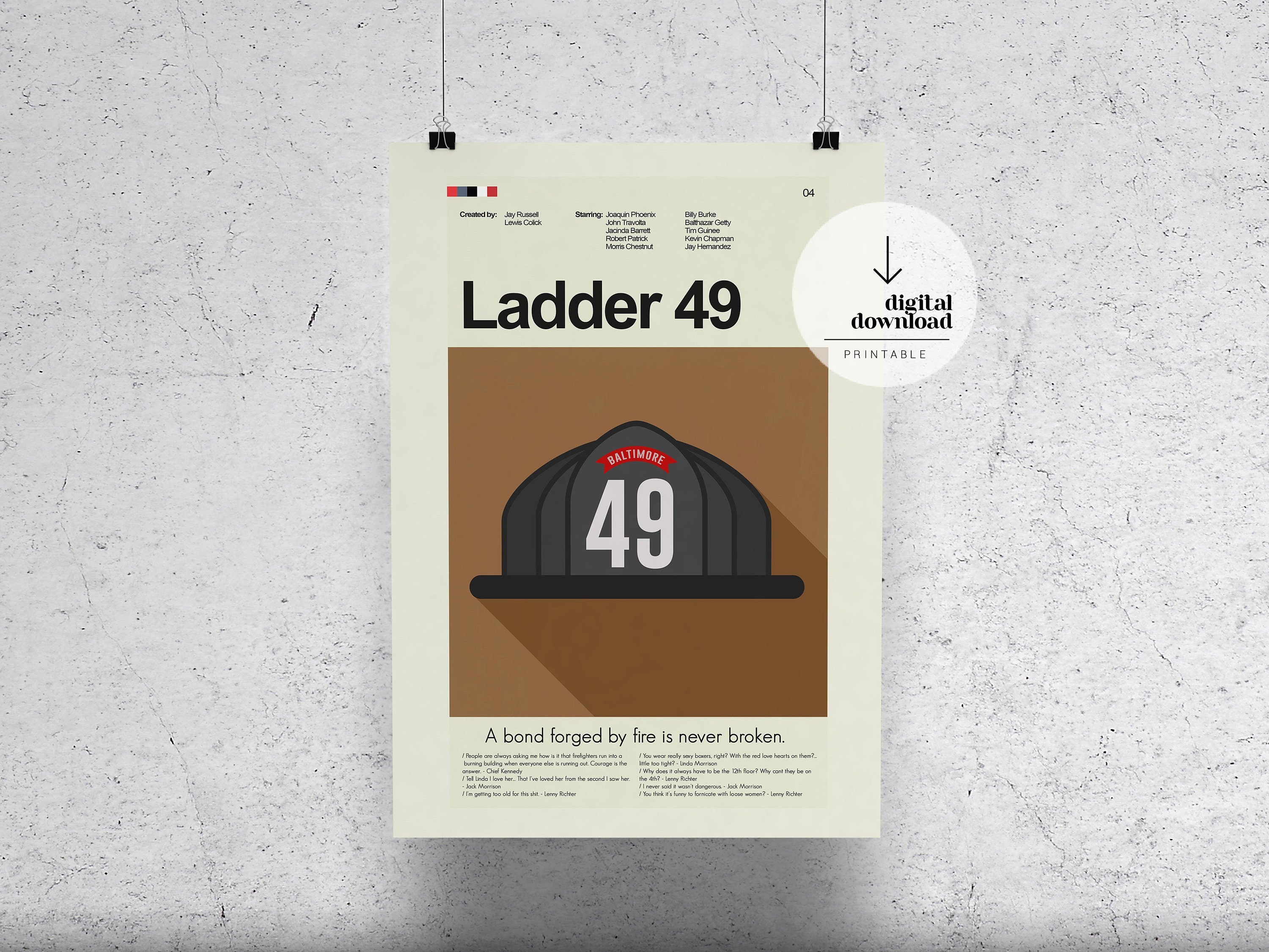 Ladder 49 | DIGITAL DOWNLOAD - Etsy