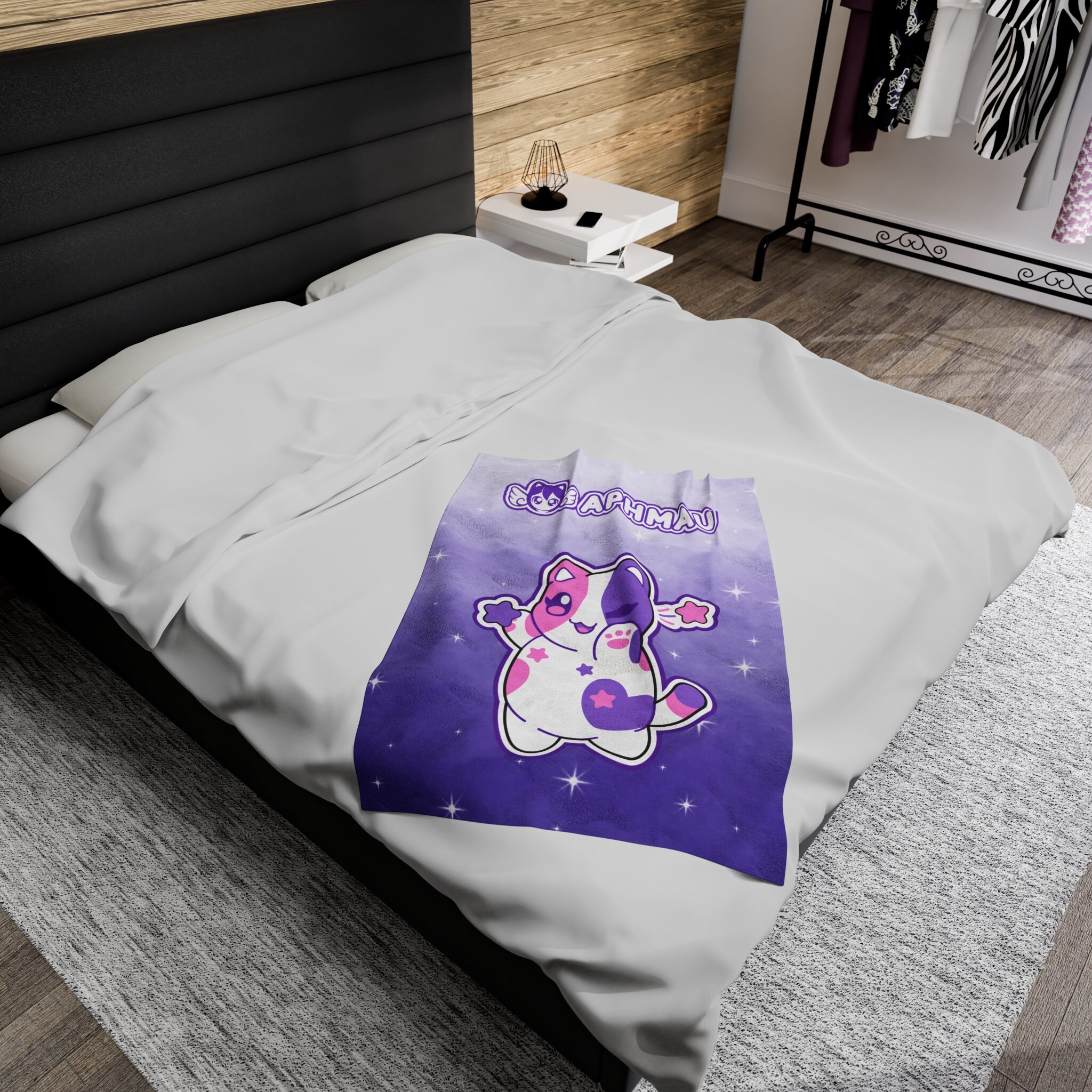 Aphmau Meemeow Velveteen Plush Blanket - Etsy
