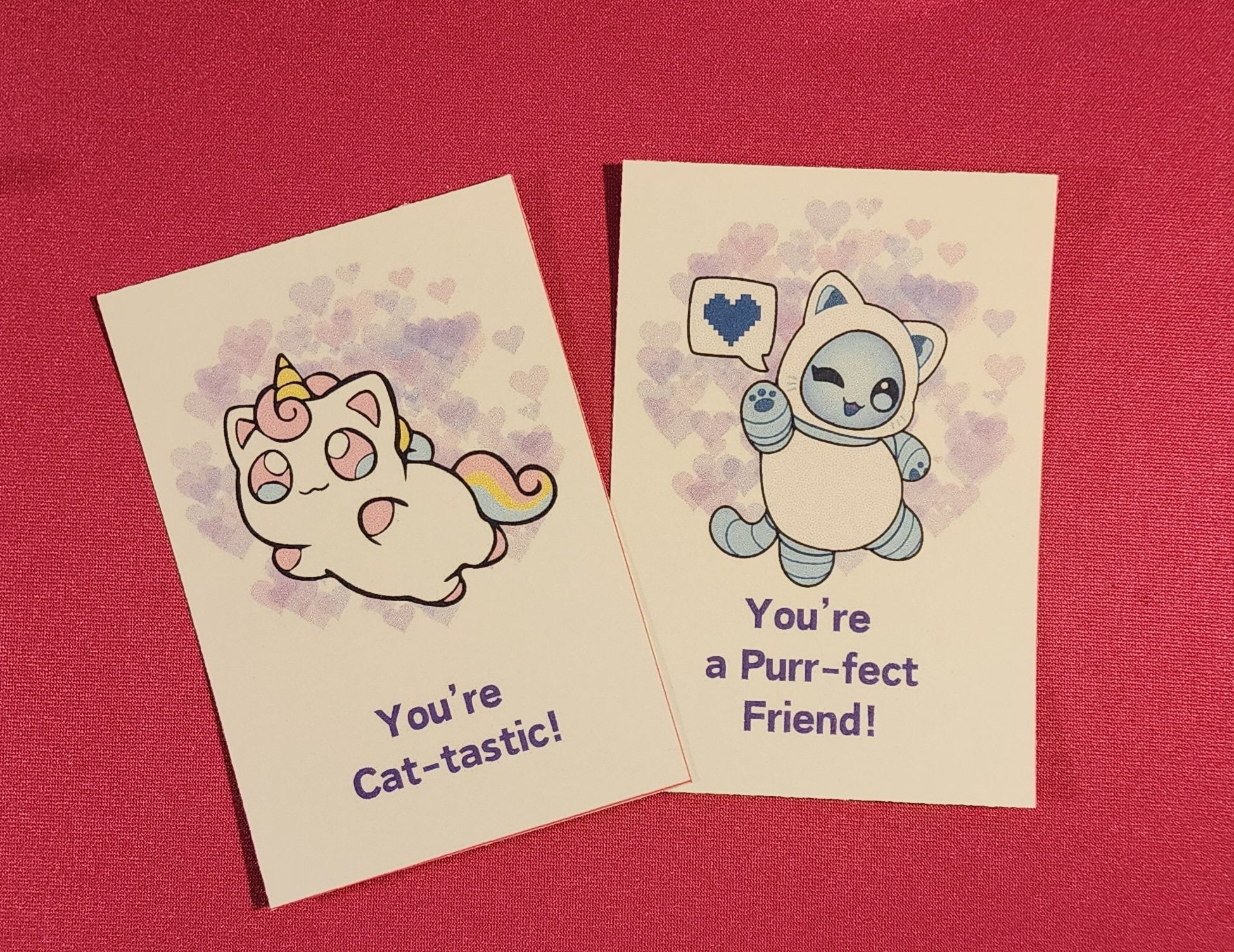 Aphmau Meemeow Valentine's Day Cards Download and Print PDF Files - Etsy