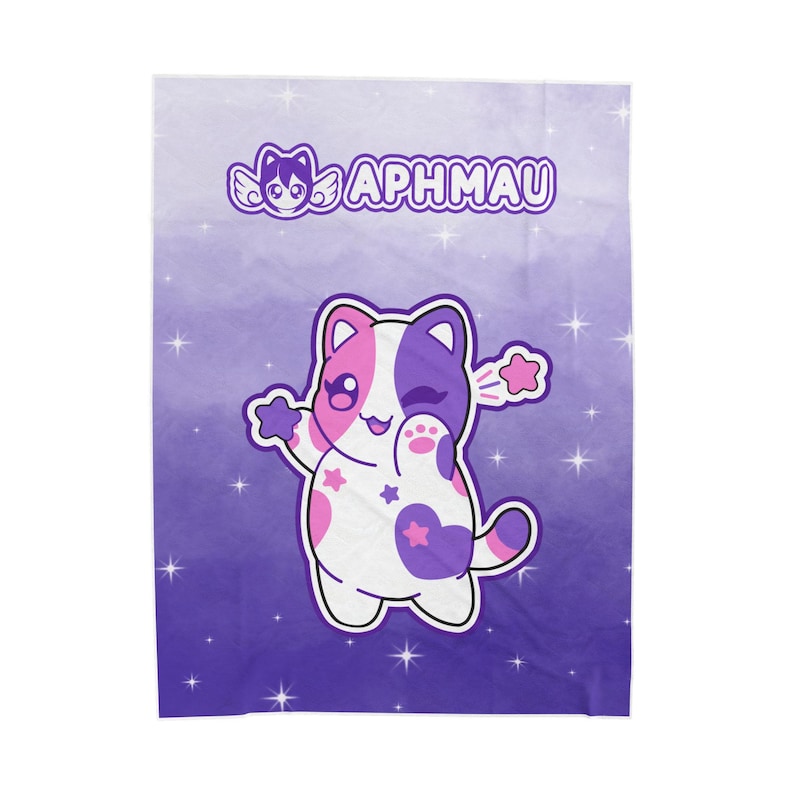 Aphmau Meemeow Velveteen Plush Blanket - Etsy