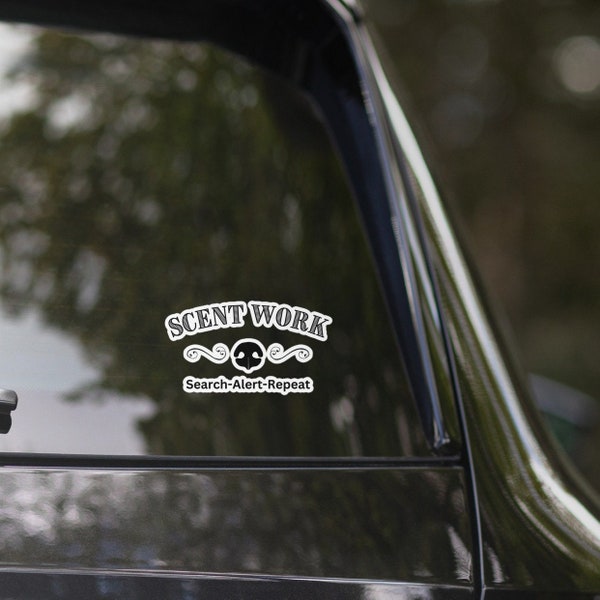 Scent Work Sticker - Etsy