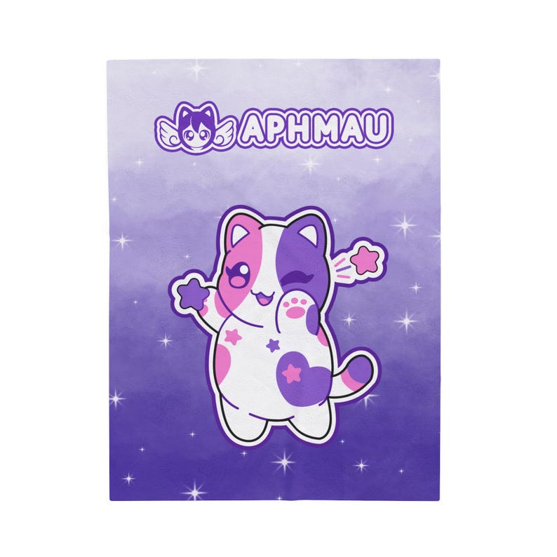 Aphmau Meemeow Velveteen Plush Blanket - Etsy