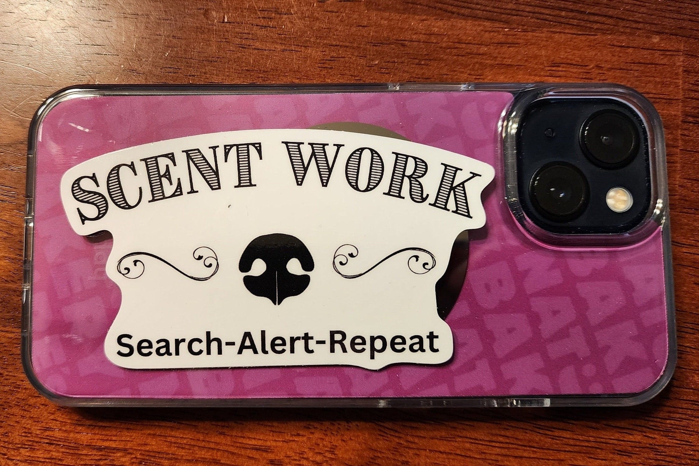 Scent Work Decal/sticker Solid One Piece, 3 Inch - Etsy