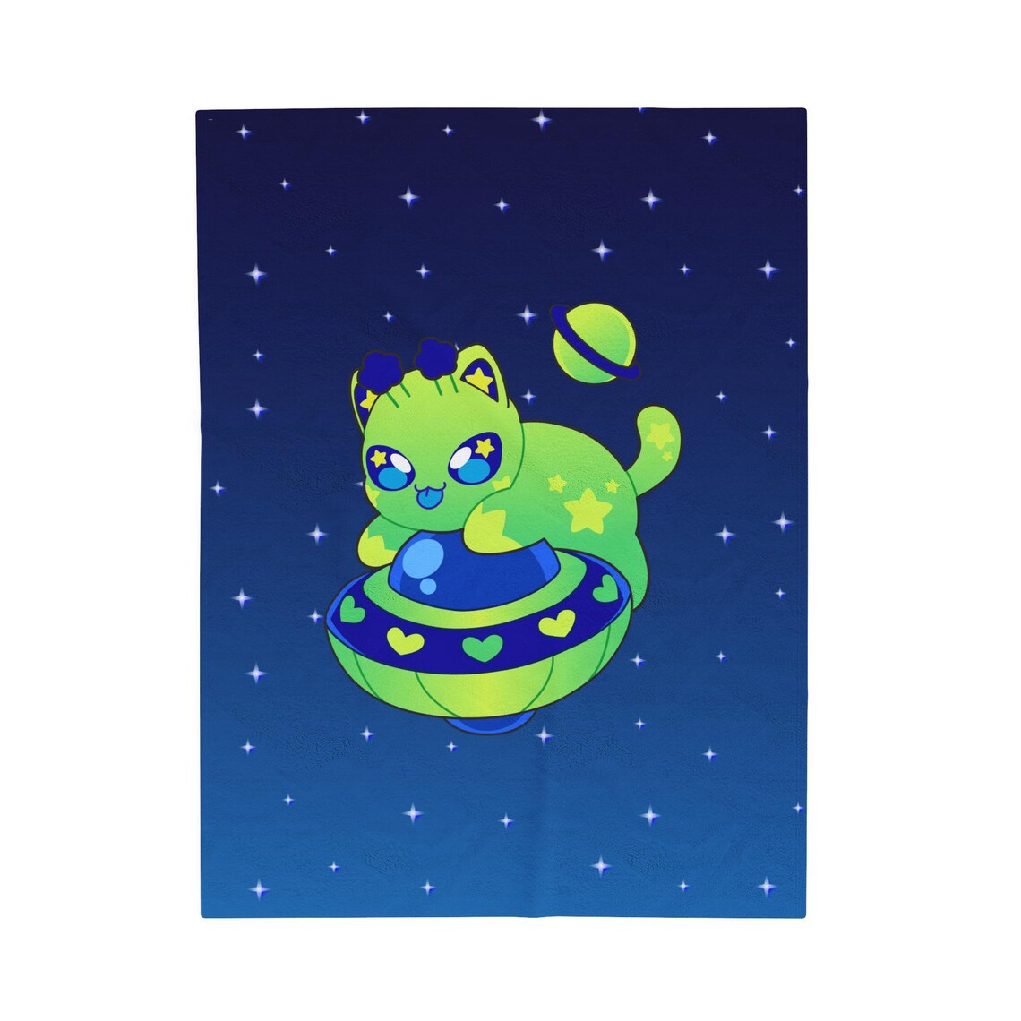Aphmau Meemeow Alien Cat Velveteen Plush Blanket - Etsy