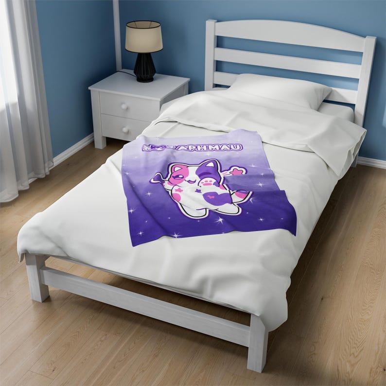 Aphmau Meemeow Velveteen Plush Blanket - Etsy
