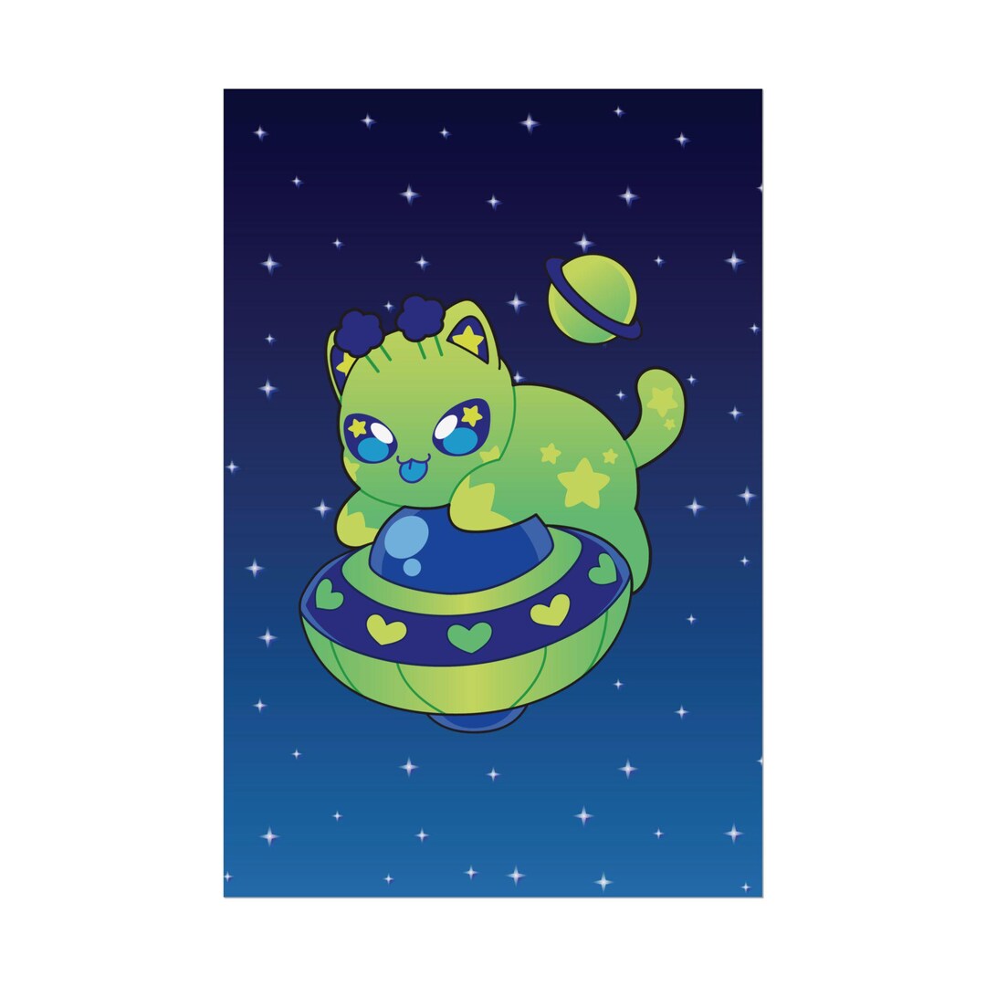 Aphmau Meemeow Alien Rolled Poster 24x36 Inches - Etsy UK