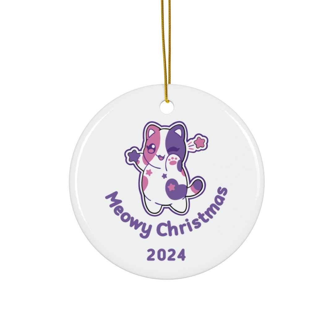 Aphmau Meemeow Christmas 2024 Ceramic Ornament - Etsy