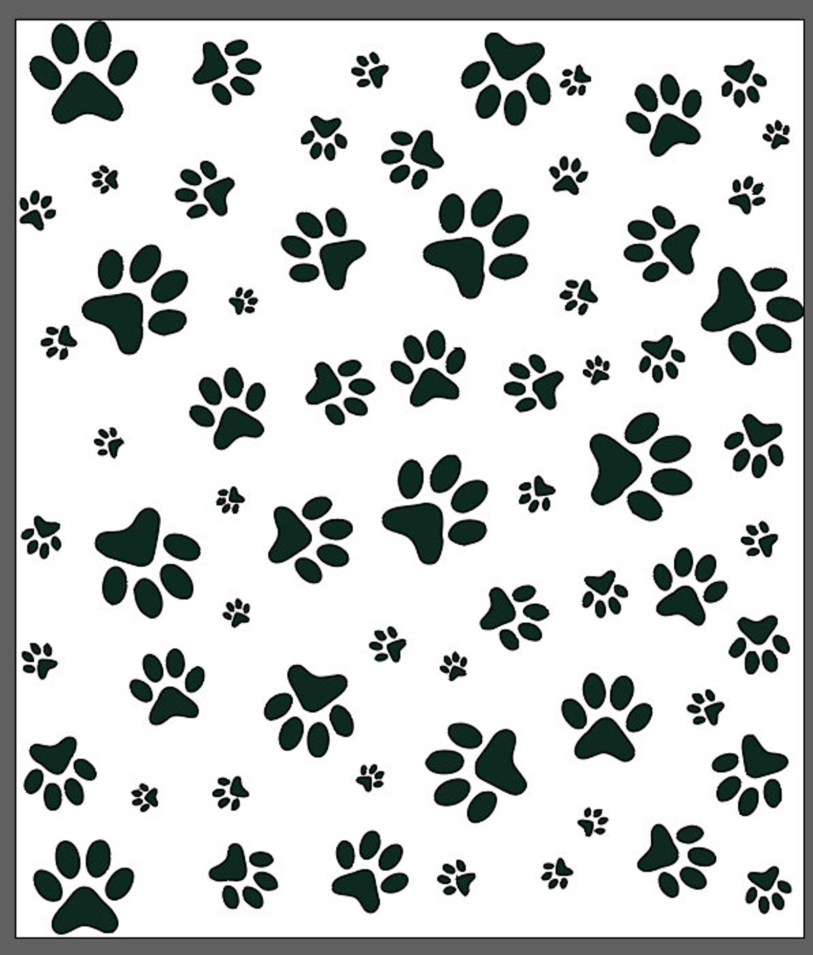 Paw Print Tumbler Wrap SVG PNG Instant Download - Perfect for Dog ...