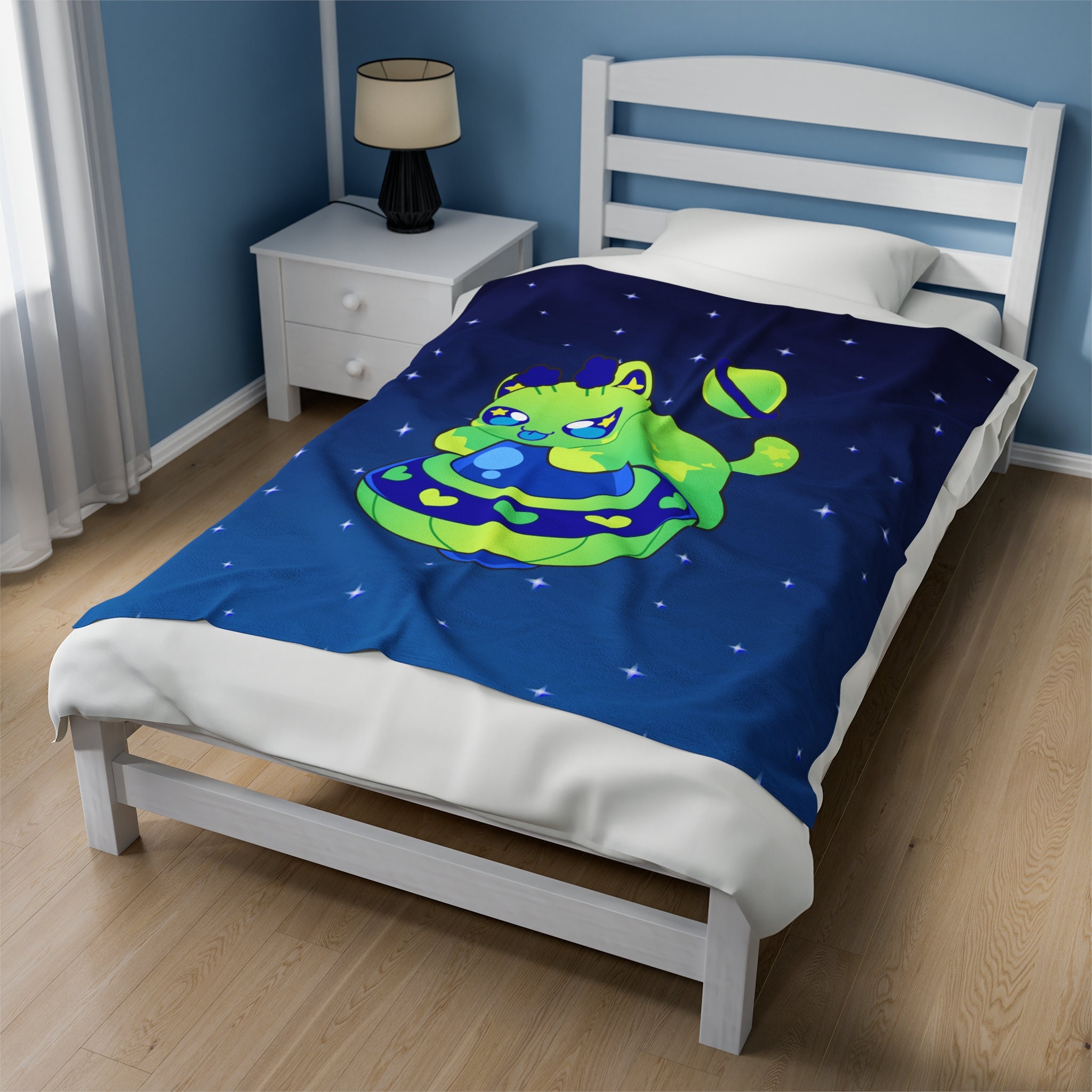 Aphmau Meemeow Alien Cat Velveteen Plush Blanket - Etsy